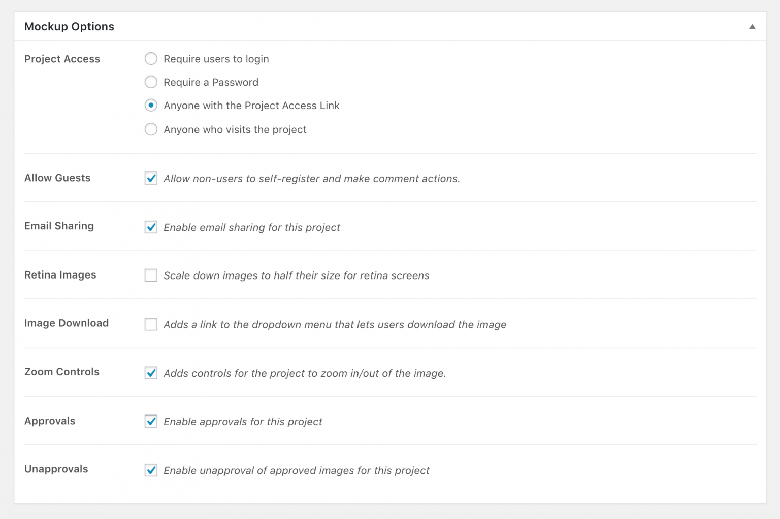 Adding a New Mockup Project - SureFeedback